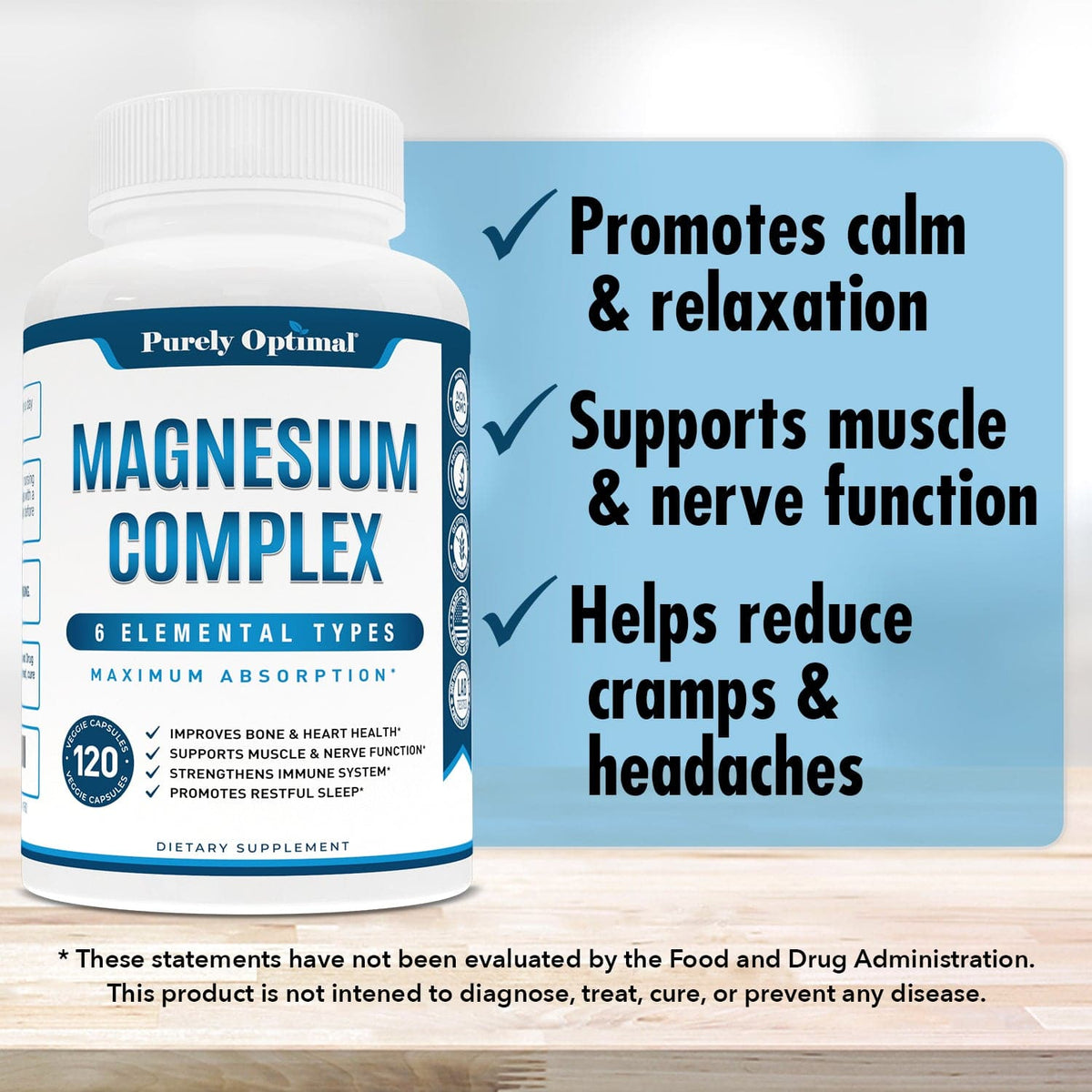 Magnesium Complex – Purely Optimal Nutrition